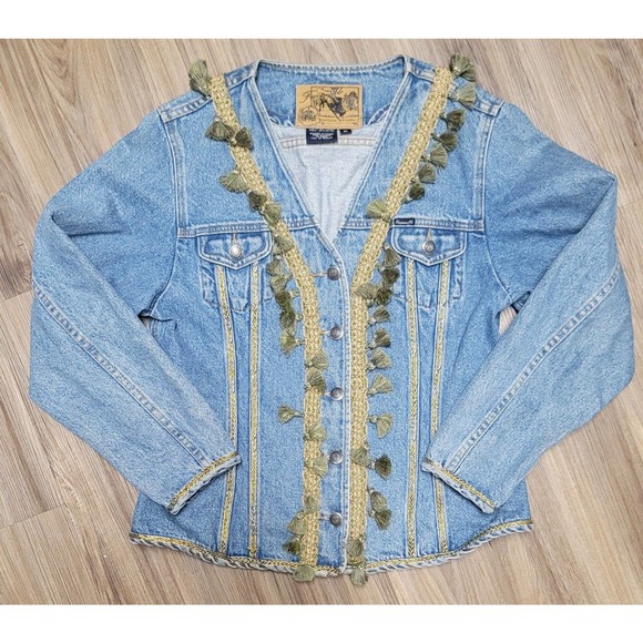 Faconnable | Jackets & Coats | Vtg Faconnable Custom Embroidered Denim ...